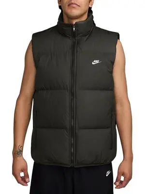 Nike Sportswear Club Storm-fit Water Resistant Down Puffer Vest - Sequoia/white