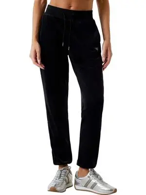 Guess Velvet Joggers Black-black