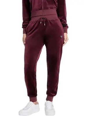 Guess Velvet Joggers - Purple