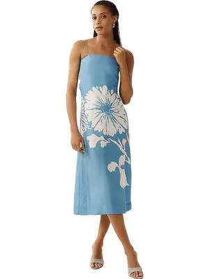 S/W/F Petite Strapless Slip Midi Dress - Rebloom