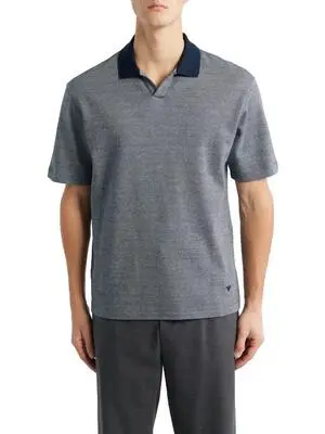 Emporio Armani Johnny Collar Polo - Navy