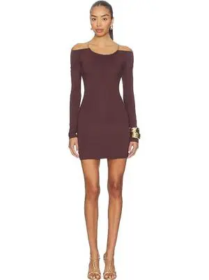 LOVERS AND FRIENDS Karli Mini Dress - Chocolate