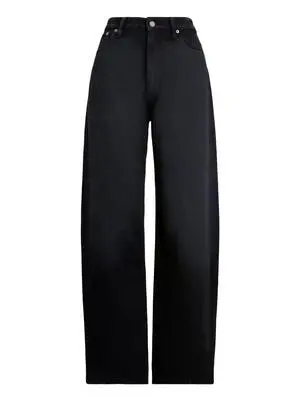 Ralph Lauren Wide-leg Cotton Jeans - Black