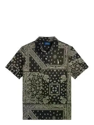 Polo Ralph Lauren Paisley-print Polo Shirt - Black