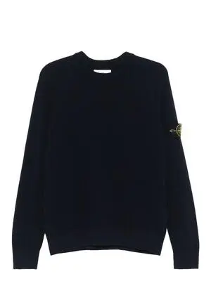 Stone Island Virgin Wool Sweater - Blue