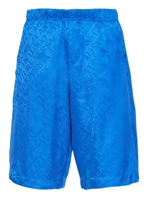 Versace Logo Shorts - Blue