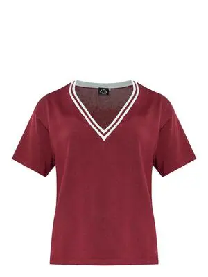 The Upside Sienna Top - Burgundy