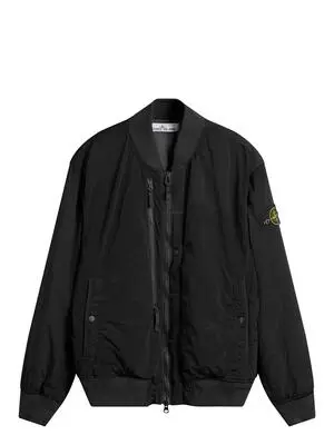 Stone Island Nylon Metal ECONYL PrimaLoft Bomber Jacket Black
