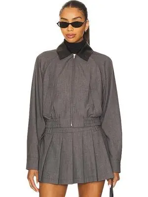 NIA Daniel Bomber Jacket - Charcoal