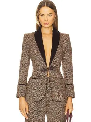 L'Agence Gable Blazer - Brown