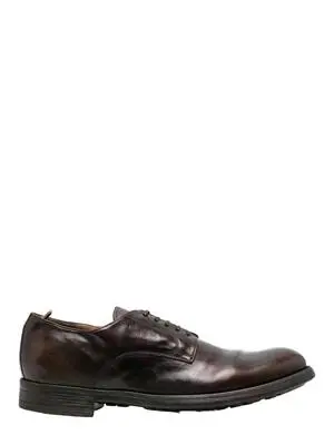 Officine Creative Chronicle 001 Leather Derby Shoes - Brown