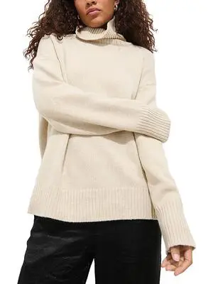 ALEX MILL Nottinghill Turtleneck Sweater - Wishbone