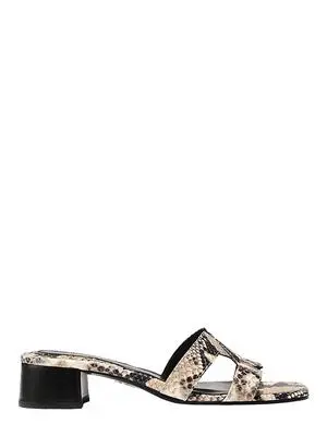 MARGAUX LONNBERG Margaux The MX 35 Sandals Natural Python Embossed