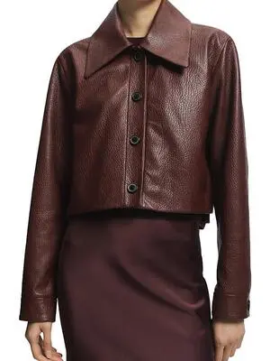 SAINT ART Lomand Textured Leather Jacket