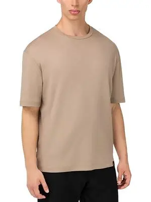Boggi Milano Pima Cotton Interlock Tee Exclusive - Taupe