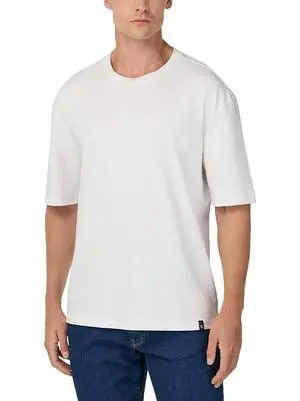 Boggi Milano Pima Cotton Interlock Tee Exclusive - White