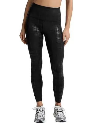 BEYOND YOGA Plaid Shine 7/8 Leggings