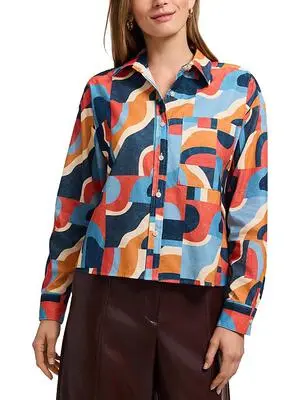 Foxcroft Marina Corduroy Shirt - Multi