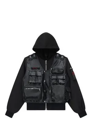RtA Tactical Bomber Jacket - Matte Black Tactical