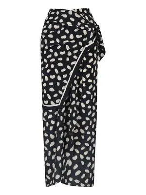 JOHANNA ORTIZ Captivation Silk Maxi Skirt