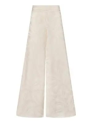 JOHANNA ORTIZ Musical Jacquard Wide-Leg Pants