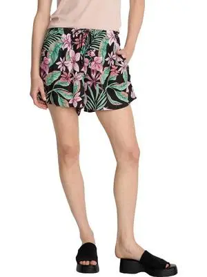 VOLCOM Boss Beach Printed Crinkled Shorts