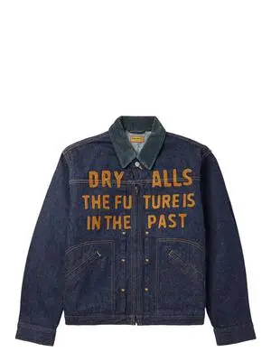 HUMAN MADE Embroidered Denim Jacket - Blue
