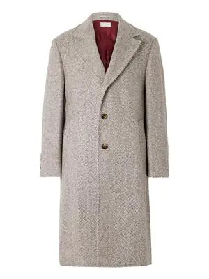 Brunello Cucinelli Herringbone Woven Coat - Neutrals