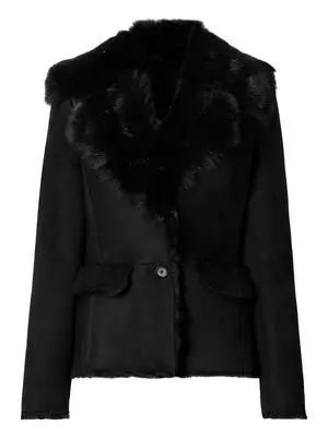 Magda Butrym Shearling Jacket - Black