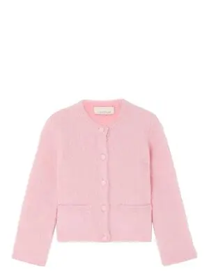 LIBEROWE Amelie Cropped Alpaca-blend Cardigan - Pink