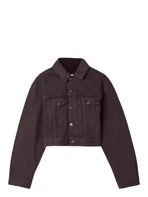 AGOLDE Radley Denim Trucker Jacket Brown