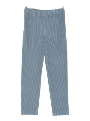 Issey Miyake Pleated Tailored Trousers - Grey
