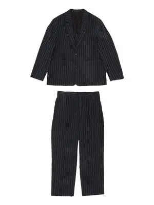 Supreme Lightweight Pinstripe Suit - Black