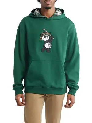 MALBON Fesque Clout Cotton Hoodie - Green