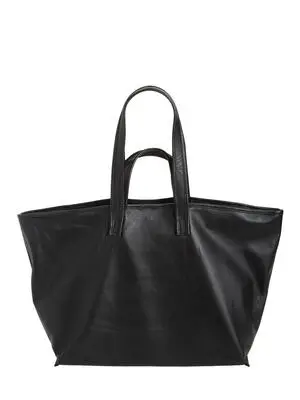 KASSL EDITIONS Lambskin Leather Tote Black