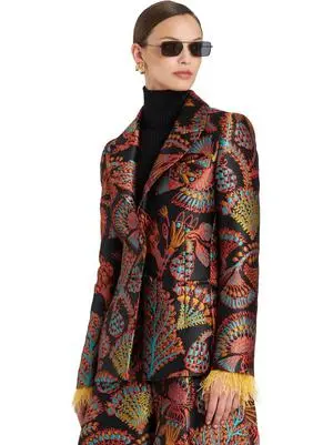 La DoubleJ 24/7 Jacquard Blazer - Jacquard Sicomore Black
