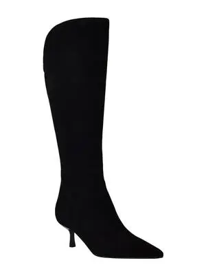 Guess Pointed Toe Boots - Black