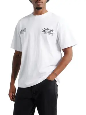 ID SUPPLY CO Car Spec Graphic T-shirt - White