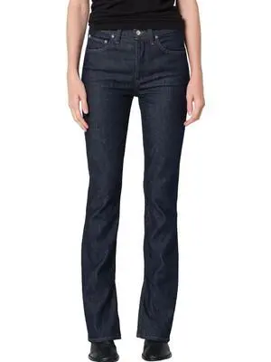 AGOLDE Ingram High-waist Split-hem Jeans - Rinse Dark Indigo