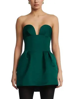 Bcbgmaxazria Strapless Mini Dress - Botanical
