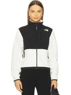 The North Face Retro Denali Jacket - White Dune & Black