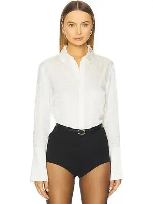 ANINE BING Amanda Shirt - Ivory