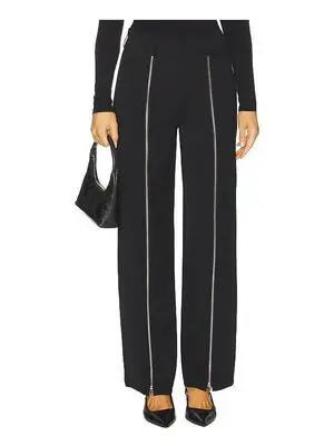 MADISON THE LABEL Corey Zip Pant - Black