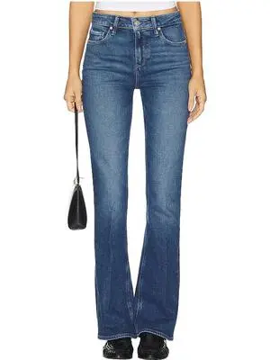 Paige High Rise Laurel Canyon Bootcut Jeans - Hackney