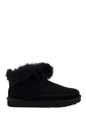 UGG Classic Ultra Mini Suede Boots - Black