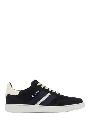 Bally Retro Crest Stripe Sneakers - Blue