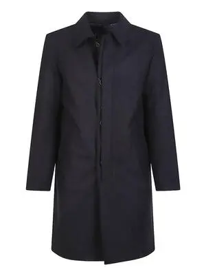 Herno Mid-length Coat - Blue