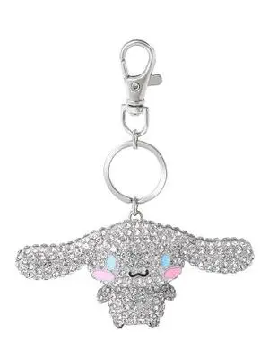 HELLO KITTY Cinnamoroll Crystal-embellished Keychain - Silver