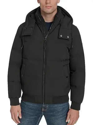 Andrew Marc Langham Bomber Jacket Black