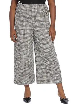 Lyssé Charlotte Ankle Tweed Palazzo Pants - Multi